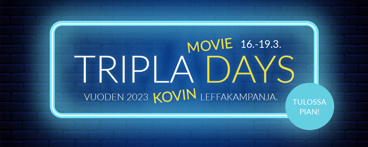 Tripla Movie Days on täällä - kaikki leffat vain 4€! | BioRex Cinemas